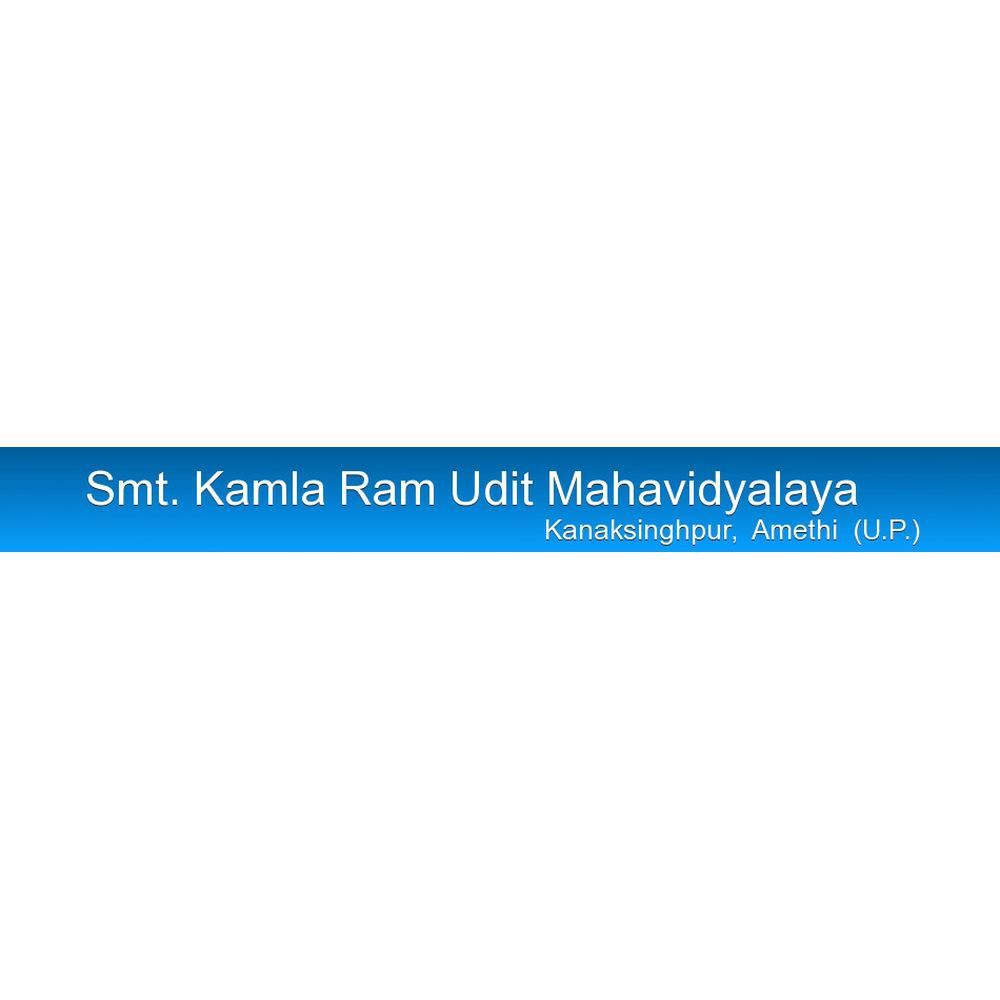 Smt. Kamla Ram Udit Mahavidyalaya - Admissions 2022, Fees, Courses ...
