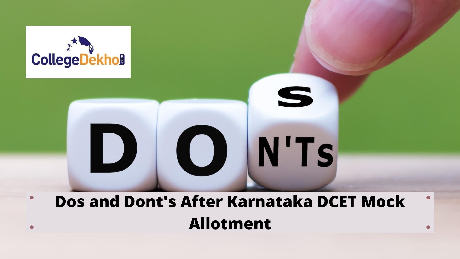 Karnataka DCET 2021 Hall Ticket (Released)- Check Date to Download ...