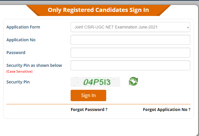 CSIR NET 2023: Steps to Retrieve Application Number & Password ...