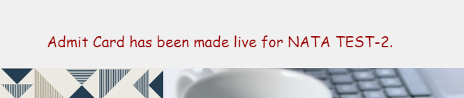 NATA Admit Card 2022 (Out)- Direct Download Link (Phase 3) Here, Steps ...