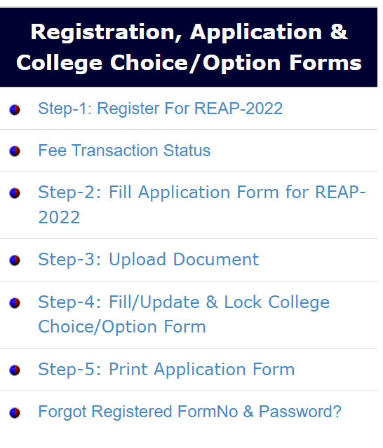REAP 2022 Application Form (Open) - Check Dates, Fee, Registration ...
