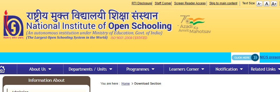 NIOS Class 12th Previous Year Question Papers: Download Subject wise ...